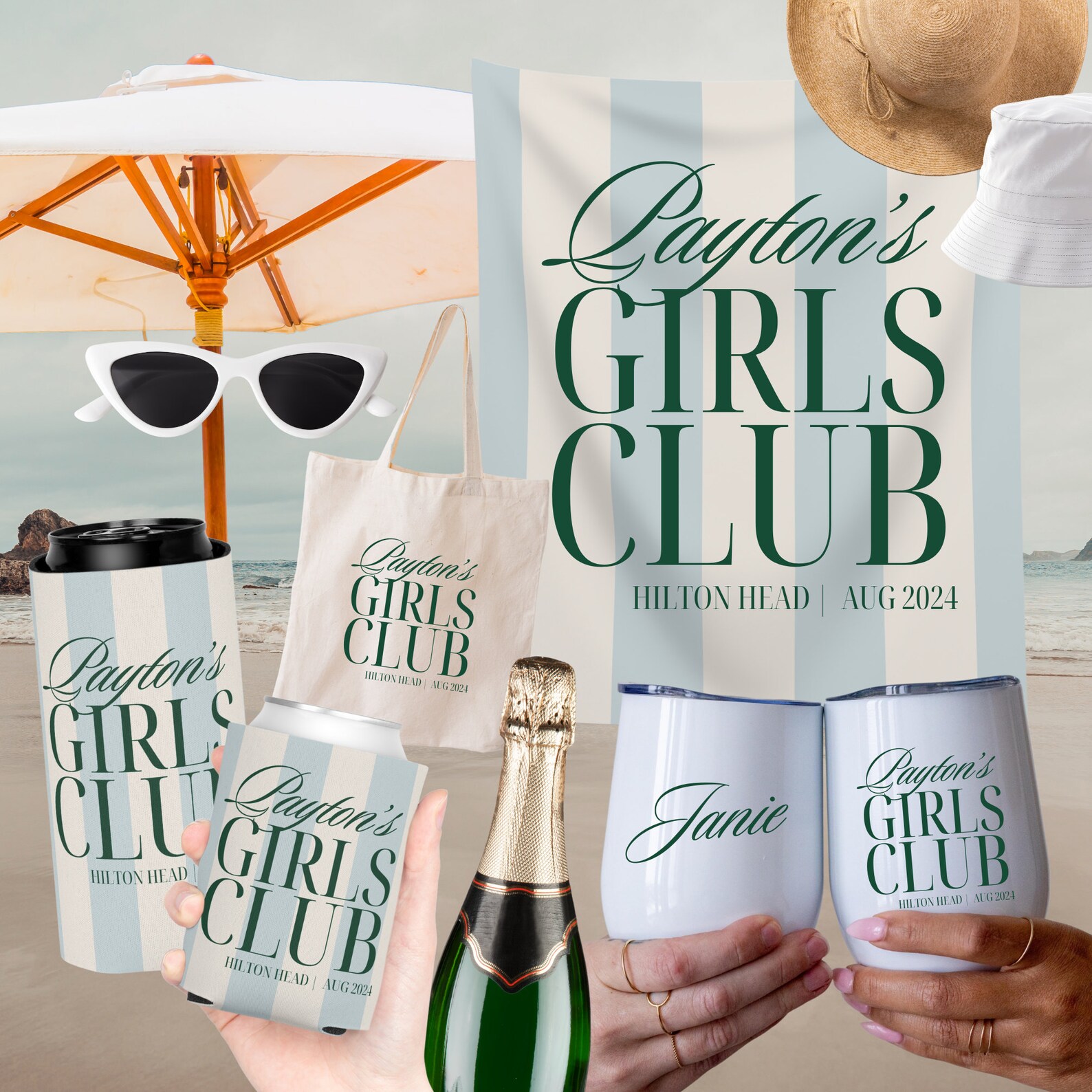 Bachelorette Party Favors, Matching Bach Party Merch, Bach Bash Can ...
