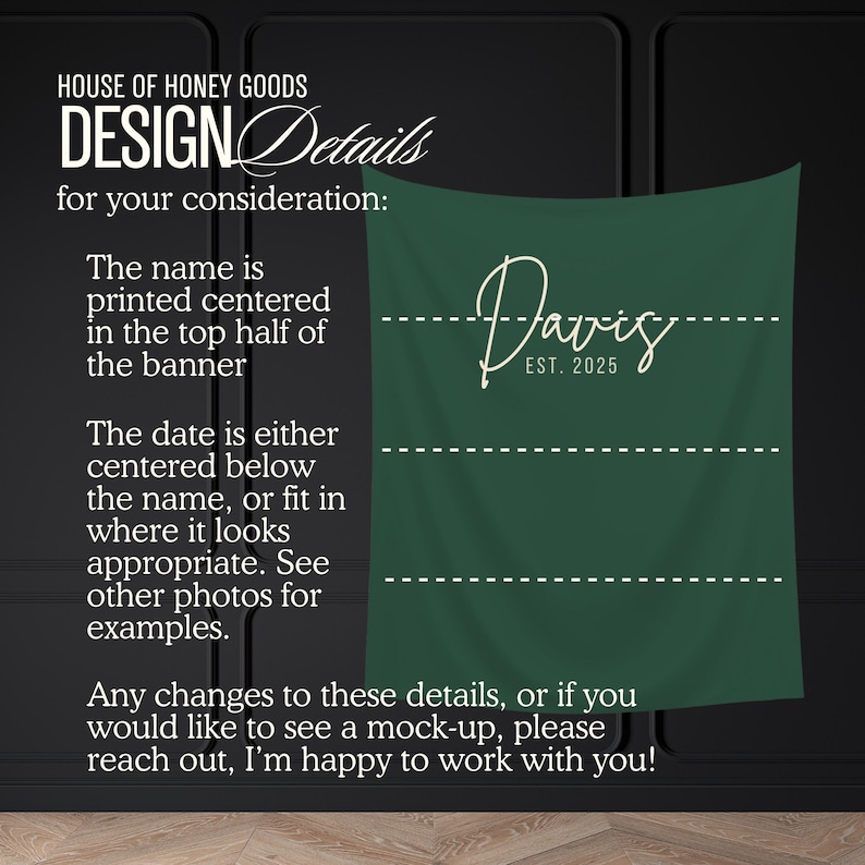 Wedding Backdrop, Minimalist Custom Ceremony Background Banner ...