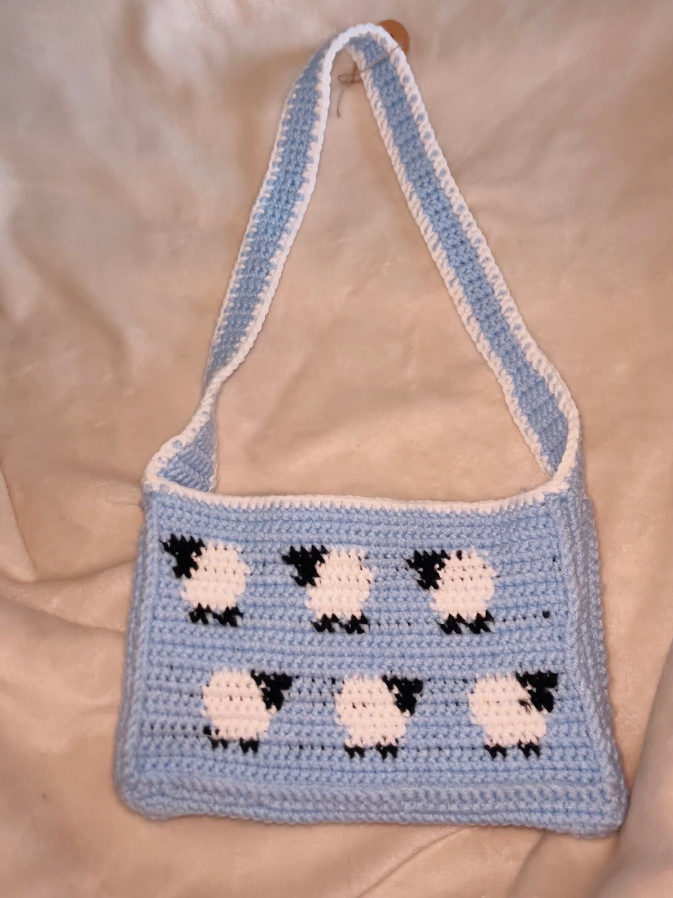 Crochet Sheep Bag - Etsy