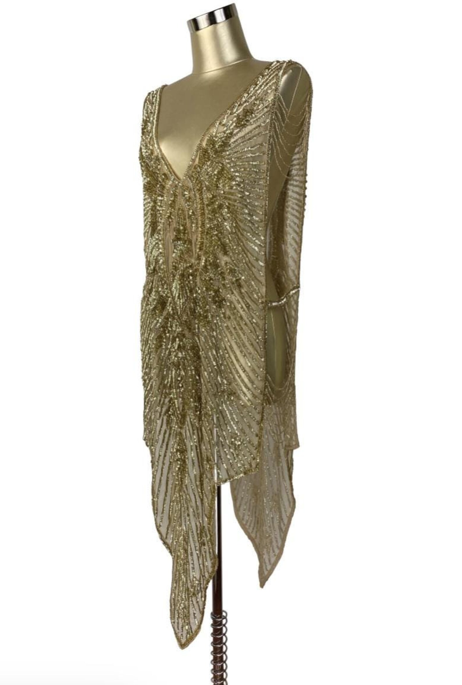 Cinema Collection - 1920's Art Deco Panel Draped Tabard Gown - the Blow ...
