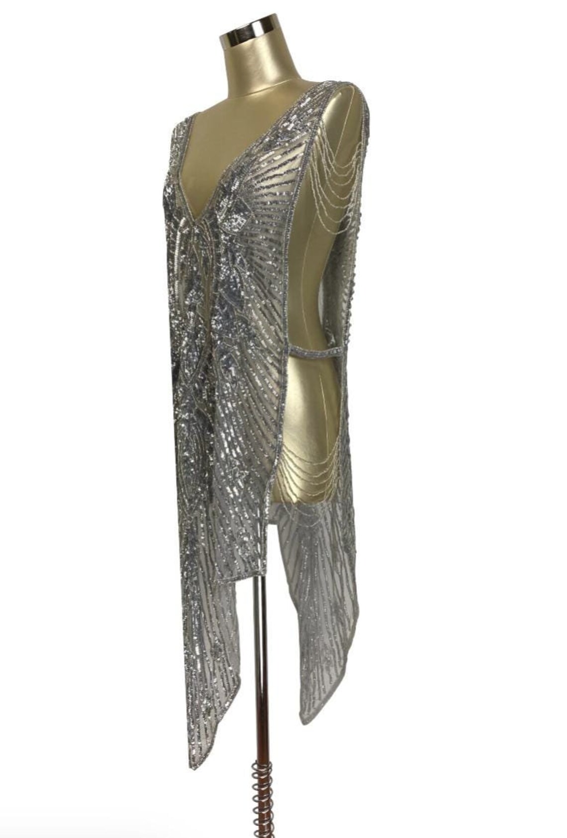 Cinema Collection - 1920's Art Deco Panel Draped Tabard Gown - the Blow ...