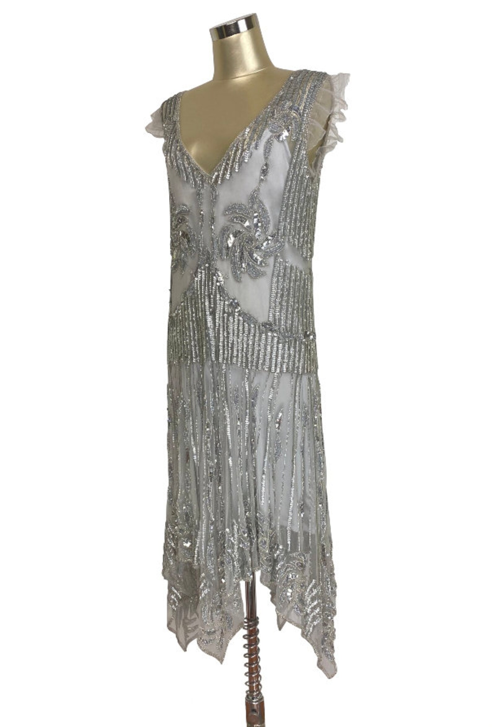 The 1920s Hollywood Regency Handkerchief Vintage Gown - Etsy