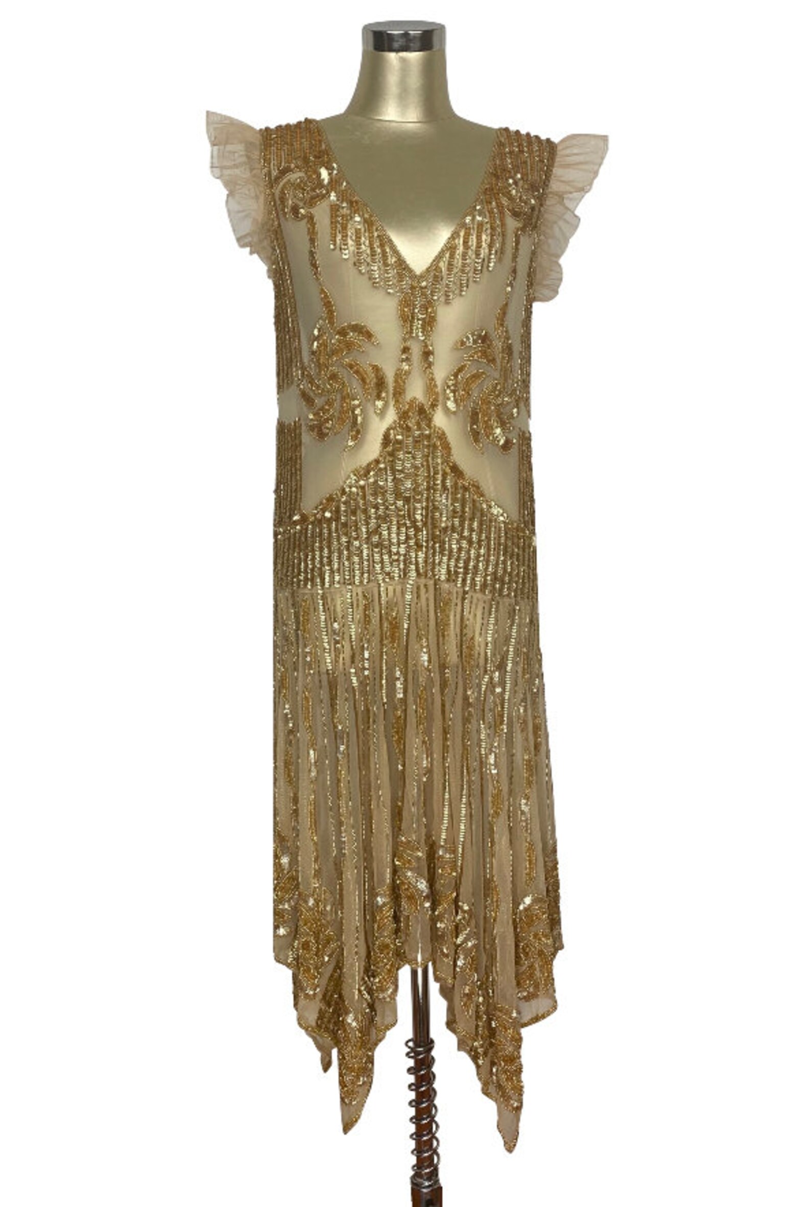 The 1920s Hollywood Regency Handkerchief Vintage Gown - Etsy