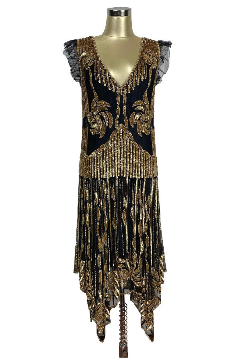 The 1920s Hollywood Regency Handkerchief Vintage Gown - Etsy