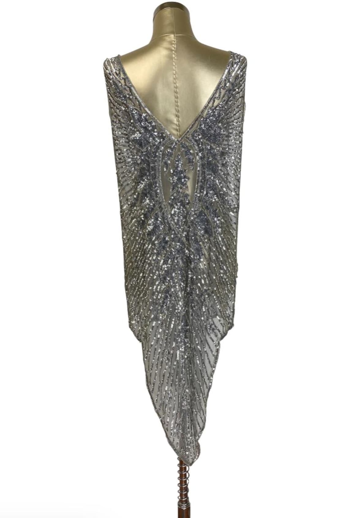 Cinema Collection - 1920's Art Deco Panel Draped Tabard Gown - the Blow ...