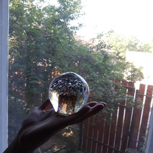 Vintage Retro Massive Heavy Glass Paperweight, Glass Ball - Etsy