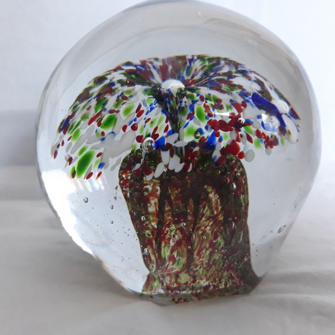 Vintage Retro Massive Heavy Glass Paperweight, Glass Ball - Etsy