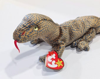 Ty lizzy the Lizard Vintage Beanie Baby - Etsy
