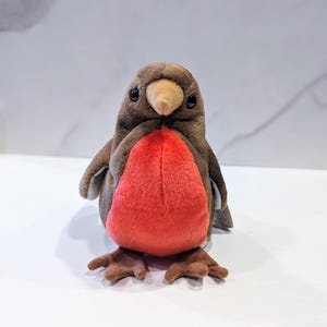 1998 Early the Robin TY Beanie Baby, Collectible Brown and Red Robin ...
