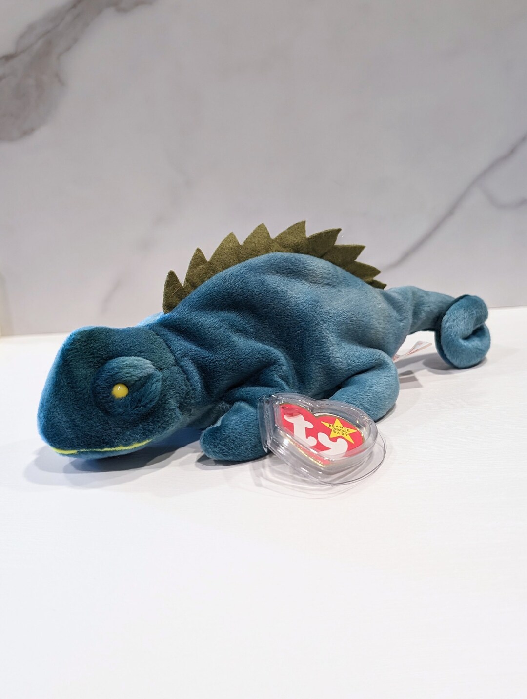 1997 TY Beanie Baby Iggy the Iguana, Blue No Tongue Variant - Etsy