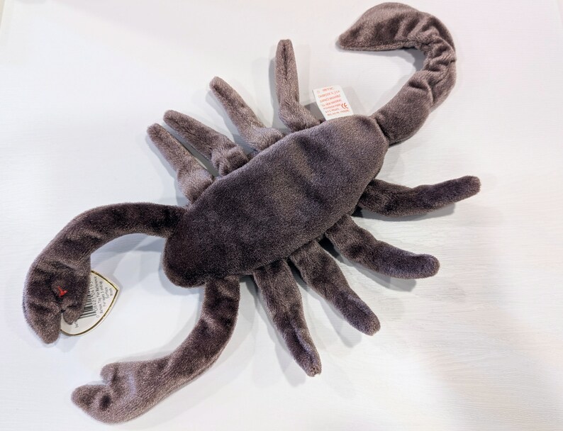 1998 Stinger the Scorpion TY Beanie Baby, Collectible Brown Scorpion ...