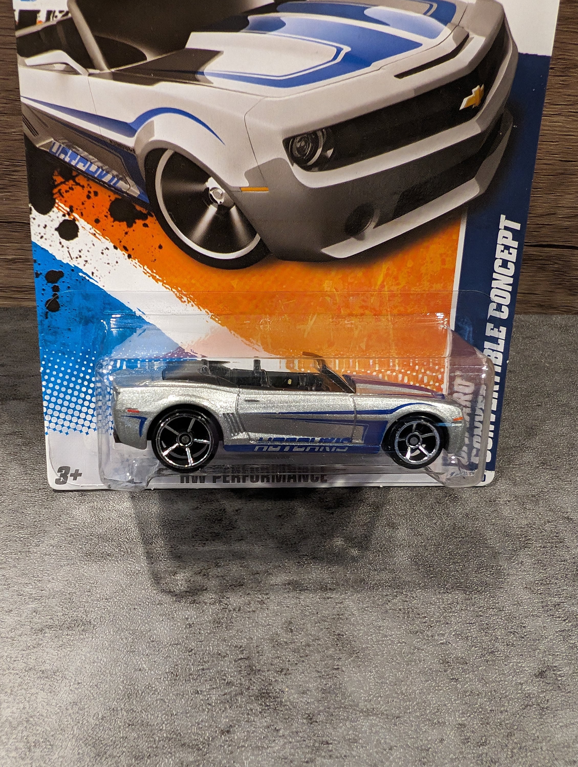 Hot Wheels Silver Camaro Convertible Concept 2011 HW Performance Series ...