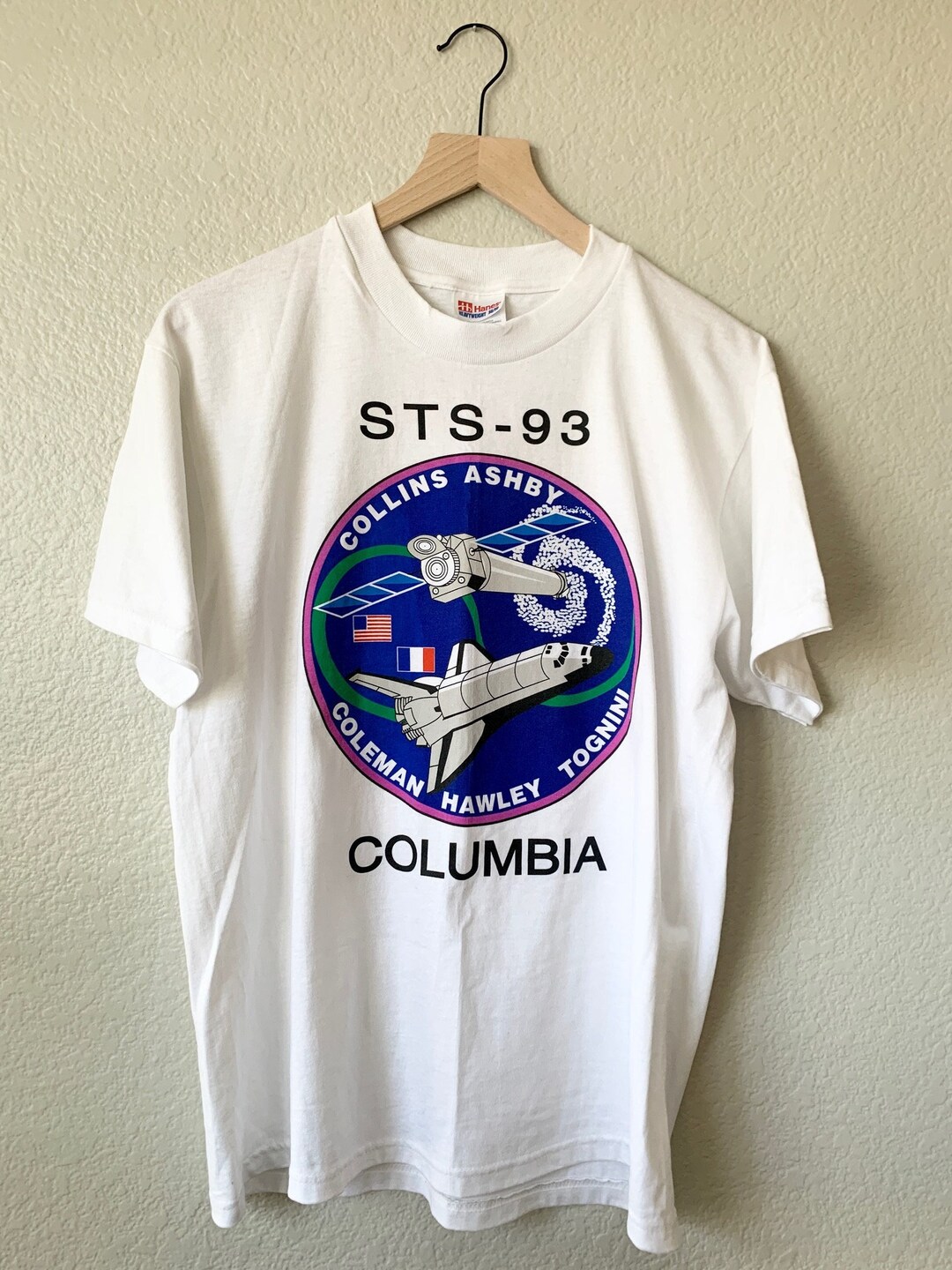 Vintage STS-93 Columbia Space Shuttle T-shirt From 1993 90s - Etsy