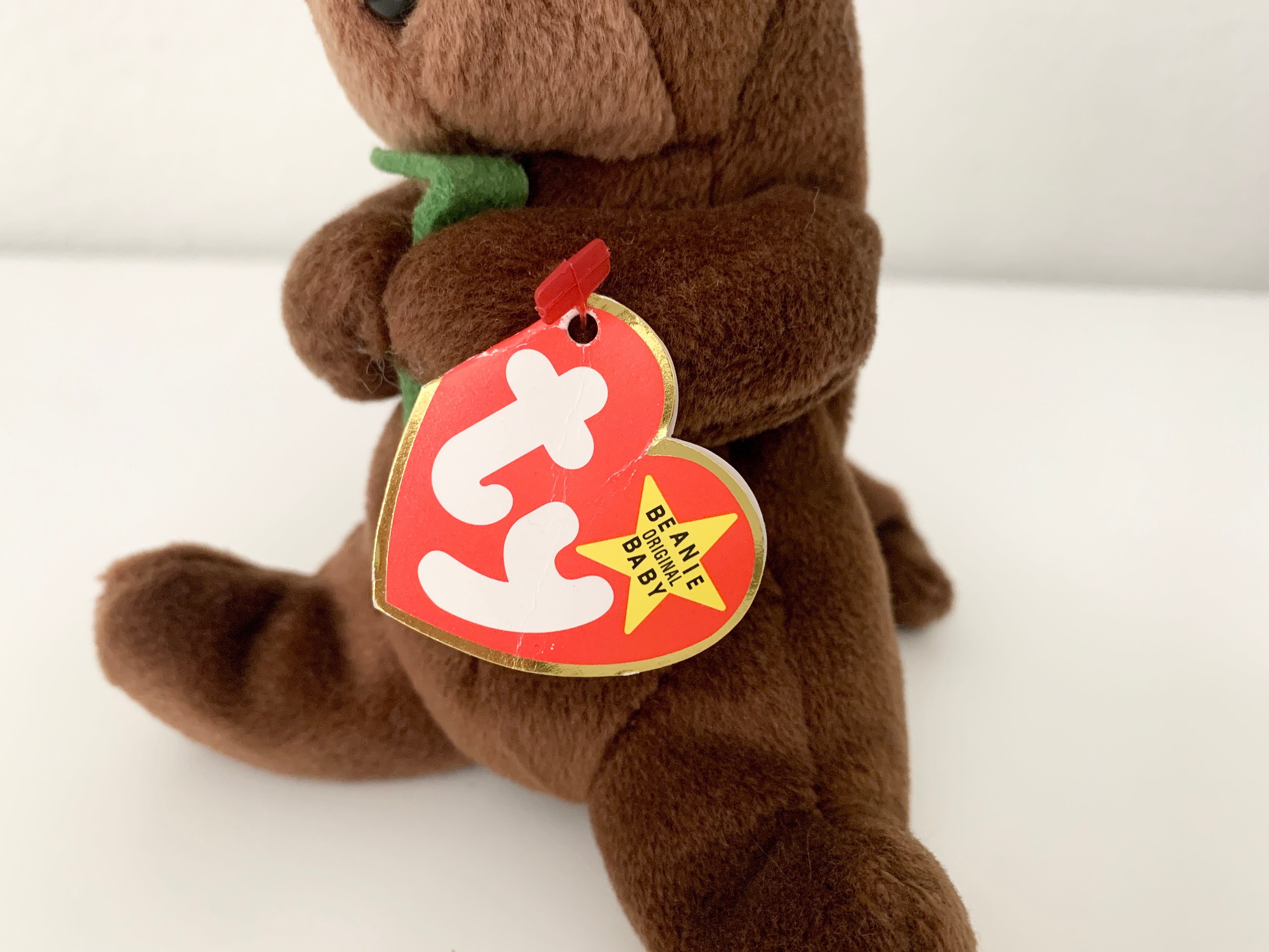 1996 Seaweed the Otter TY Beanie Baby, 4th Gen Tags, Collectible Plush ...