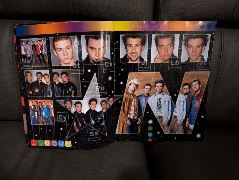 2001 Pop Odyssey NSYNC Concert Program Book Boy Band Music Memorabilia ...