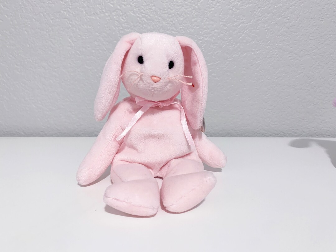 Rare 1996 Hoppity the Rabbit TY Beanie Baby With 4th Gen Tags - Vintage ...