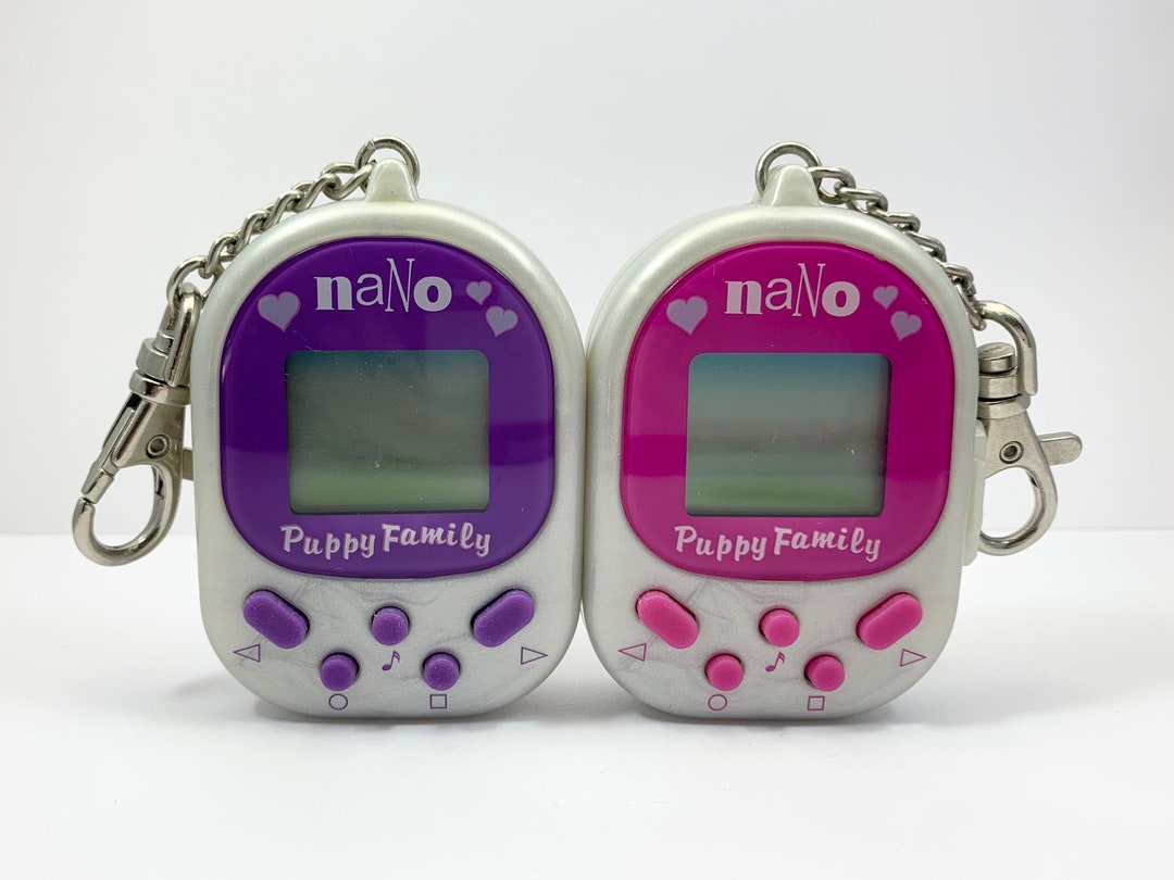 Retro 1998 Nano Puppy Family Digital Toy Keychains 90s - Etsy