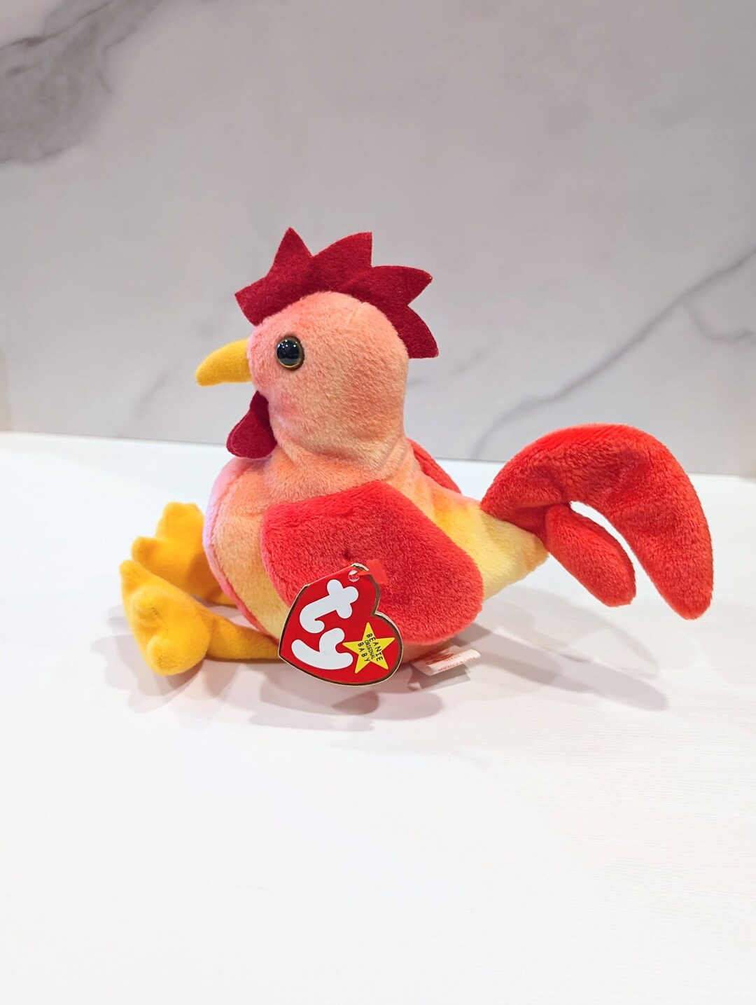 1997 Strut the Rooster TY Beanie Baby, Collectible Plush - Etsy