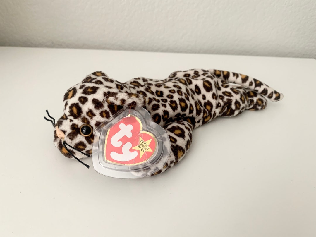 Extra Rare 1996 Freckles the Leopard TY Beanie Baby With 3rd and 4th ...
