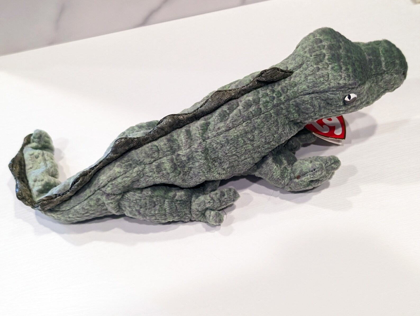 2000 Swampy the Alligator TY Beanie Baby, Collectible Green Gator Plush ...