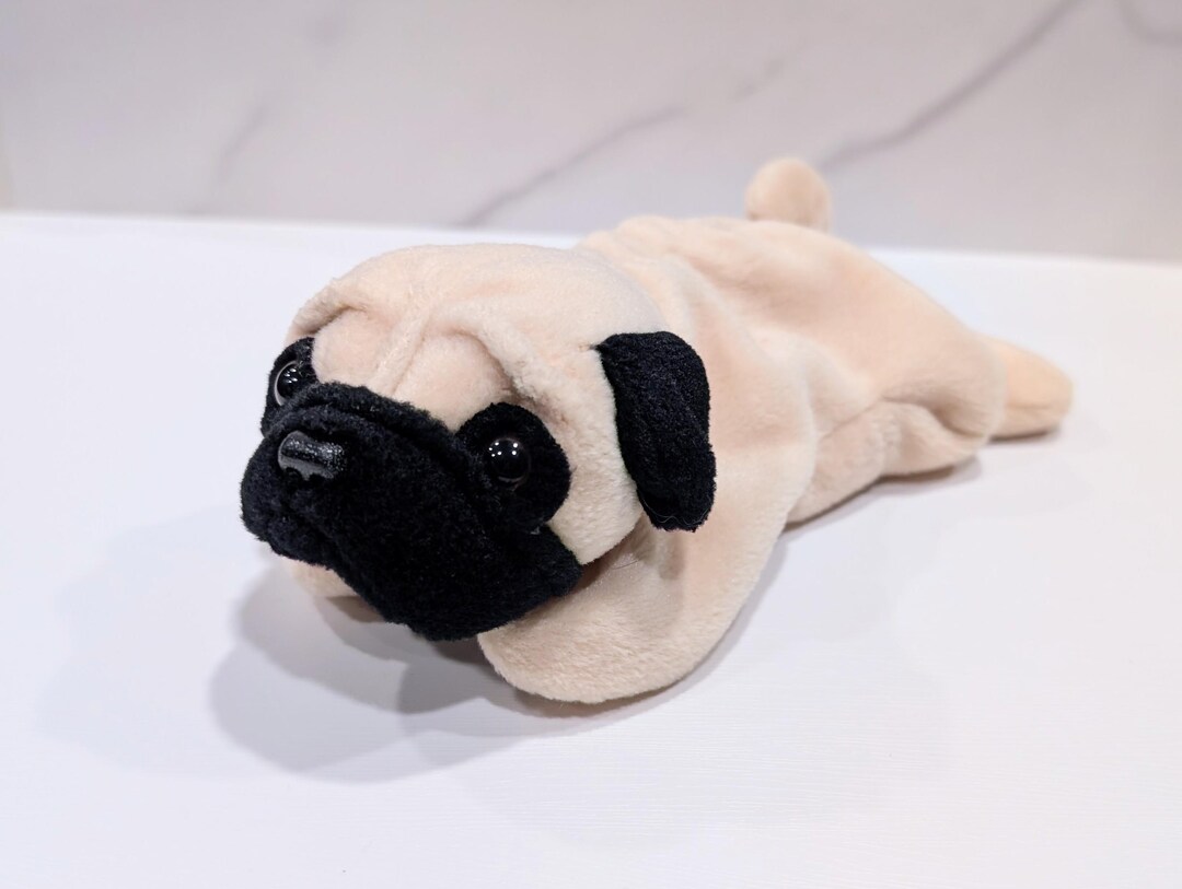 1997 Pugsly the Pug Dog TY Beanie Baby - Vintage 90s Collectibles - Etsy