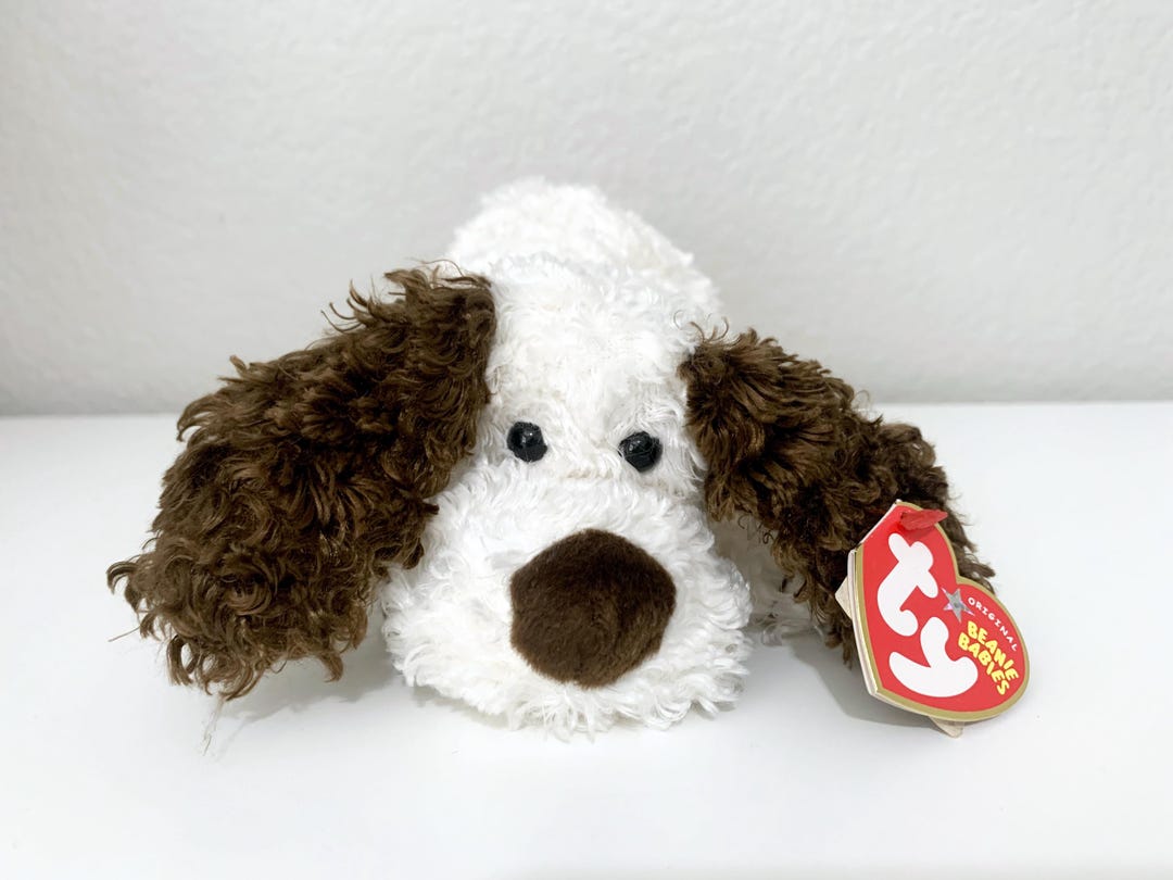 2004 Spuds the Dog TY Beanie Baby, Collectible Fluffy Dog Plush - Etsy