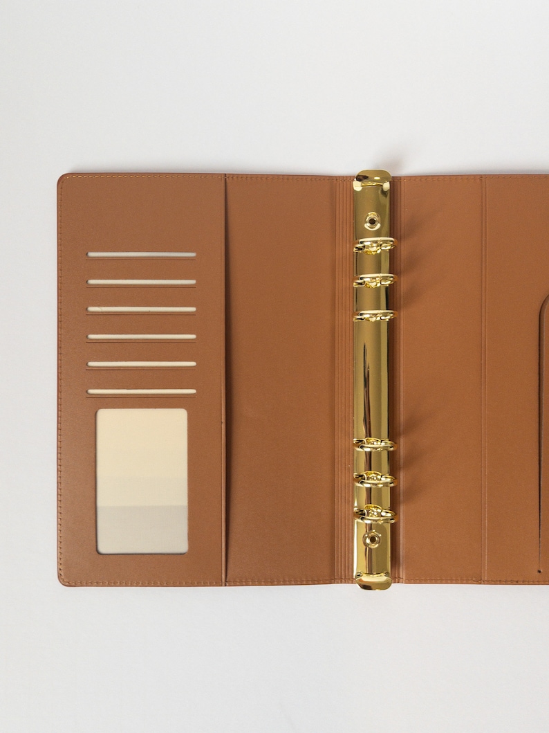 Leather 6-ring Binder Planner Agenda Ponder Paper Co - Etsy