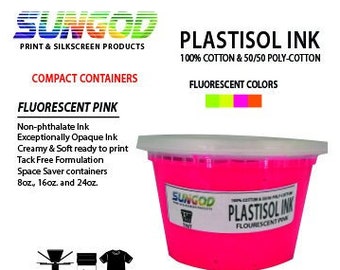 Fluorescent Green Plastisol Ink for 100% Cotton and 50/50 Cotton Blend ...