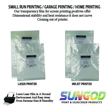 Transparency Sheets for Laser Printers 8.5 X 11-10 Sheets / Positive ...