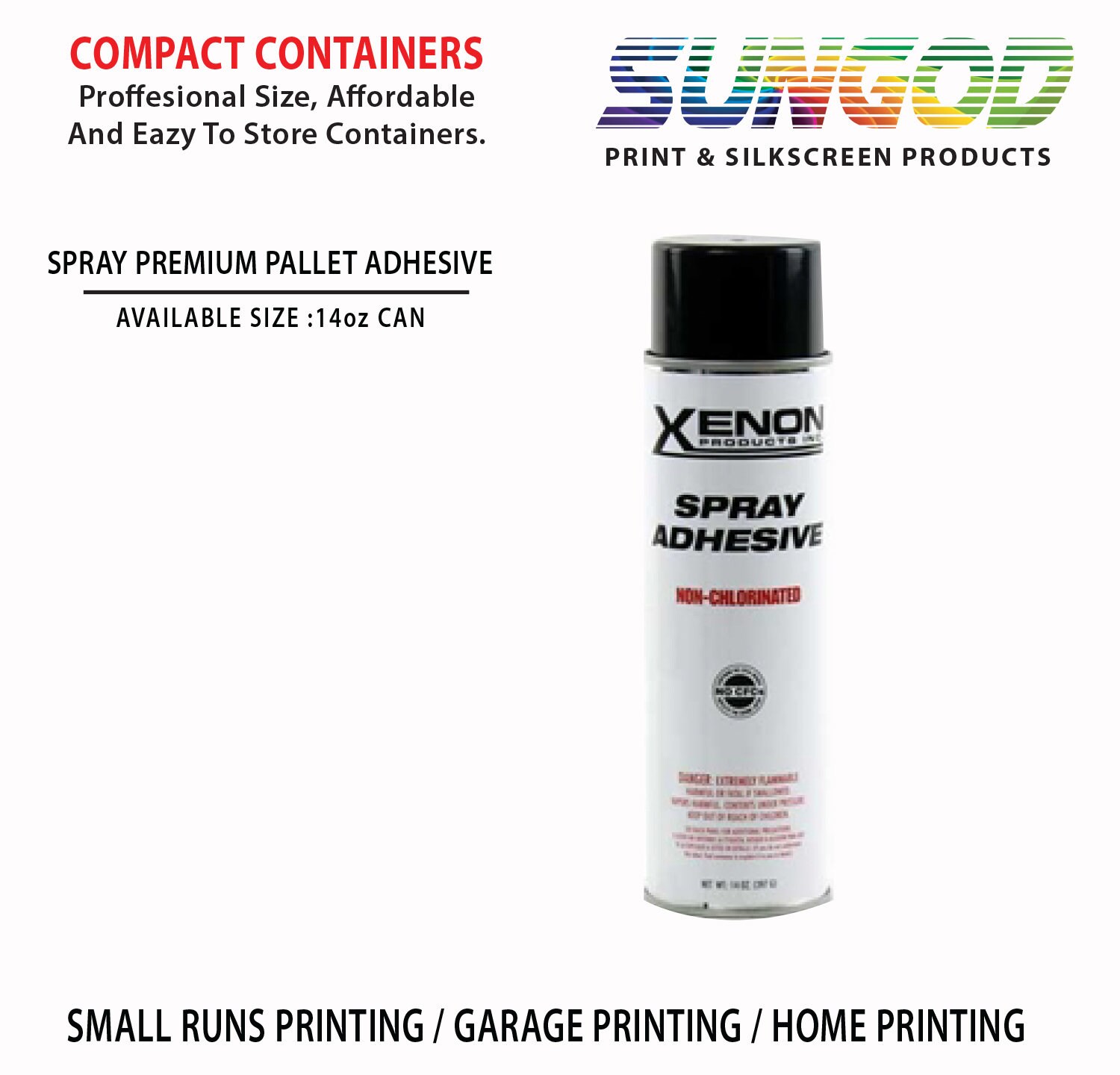 Spray Premium Mist Pallet Adhesive for T-shirt Printers / Silkscreen ...