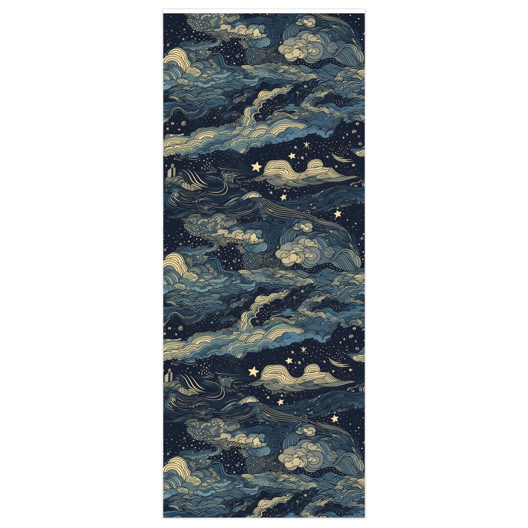 Van Gogh Wrapping Paper/ Starry Night Wrapping Paper/ Fine Art - Etsy