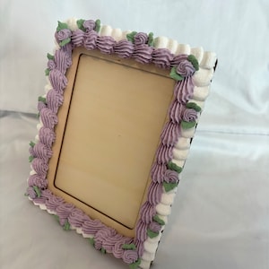 Pink or Purple Fake Cake Picture Frame - Etsy