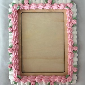 Pink or Purple Fake Cake Picture Frame - Etsy
