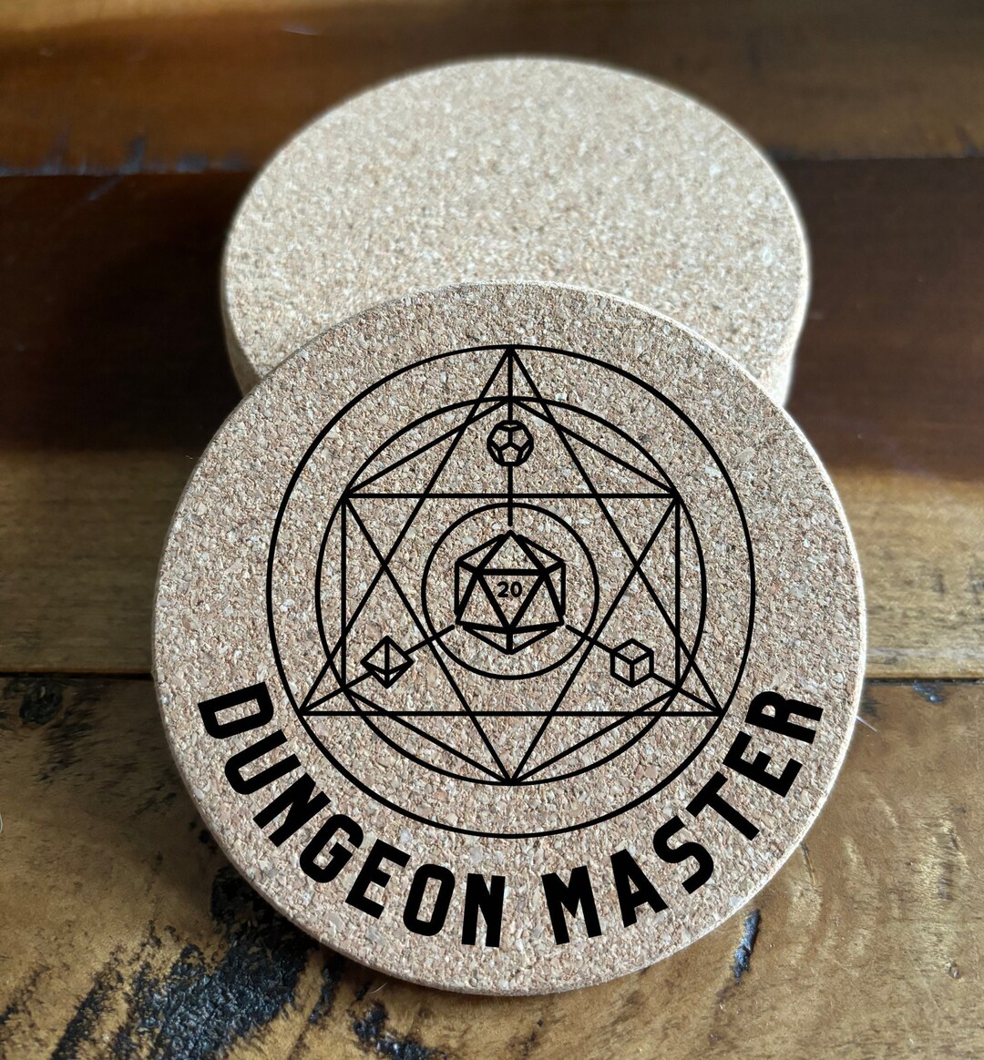 Dungeons and Dragons Engraved Coaster Sets | Mix and Match Designs on ...