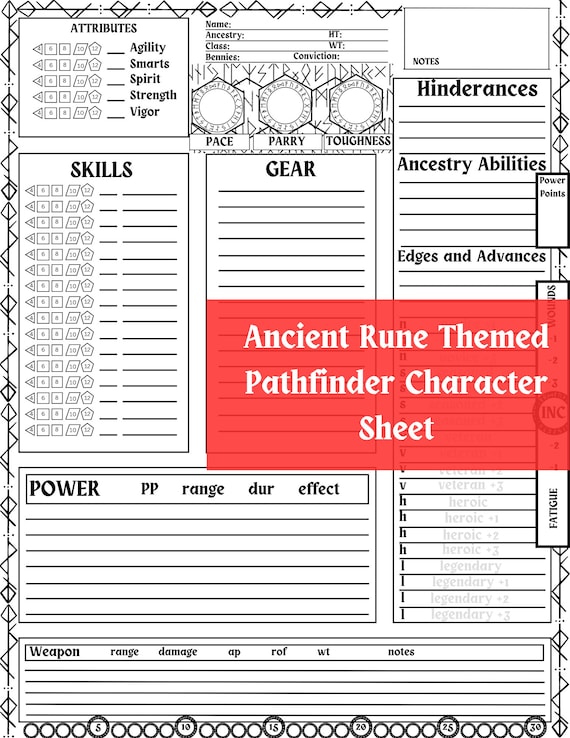 Rpg Sheets