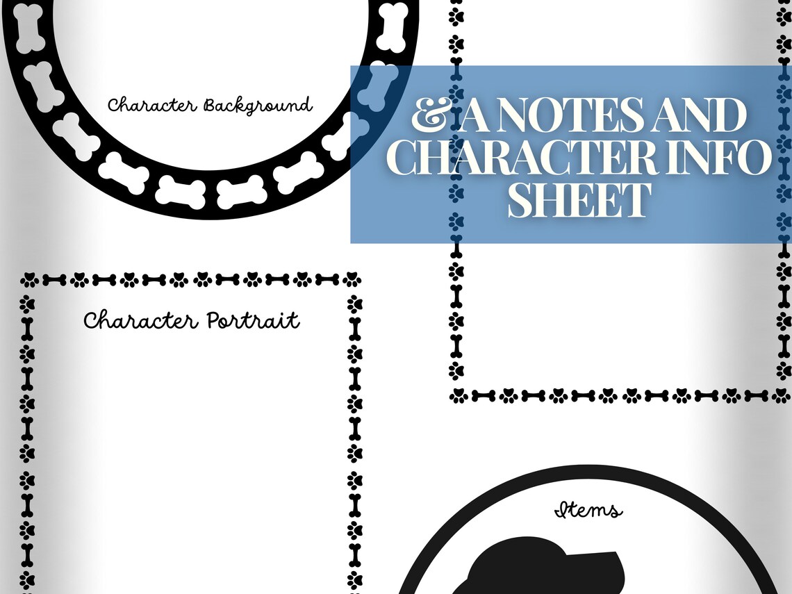 Puppy Dungeons and Dragon Character Coloring Sheet / DND Dog Themed ...