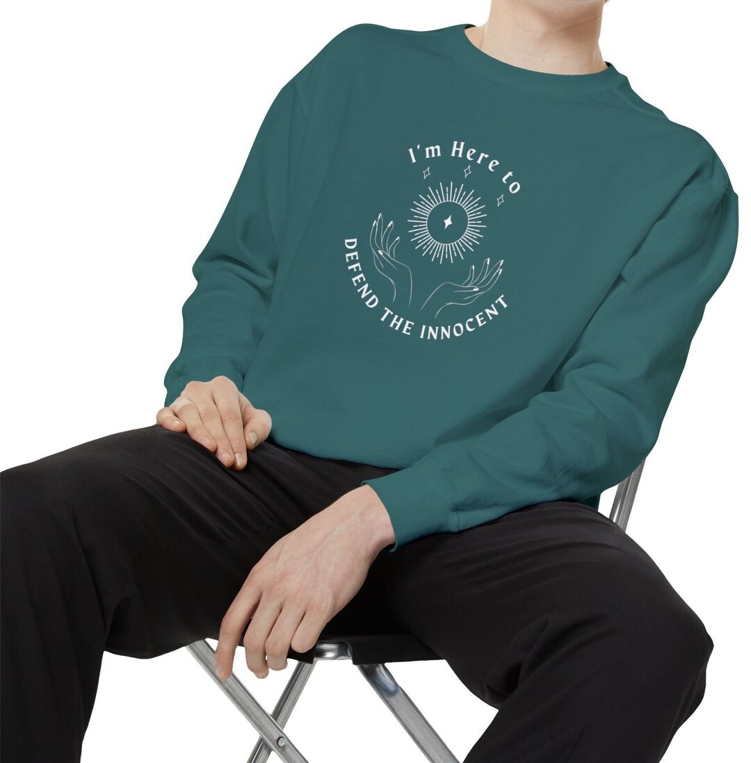 Comfort Colors Dungeons and Dragons Paladin I'm Here to Defend the ...