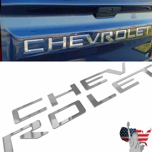 Chevy Silverado Tailgate Letters - Etsy