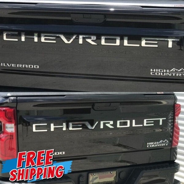 Chevy Silverado Tailgate Badge - Etsy