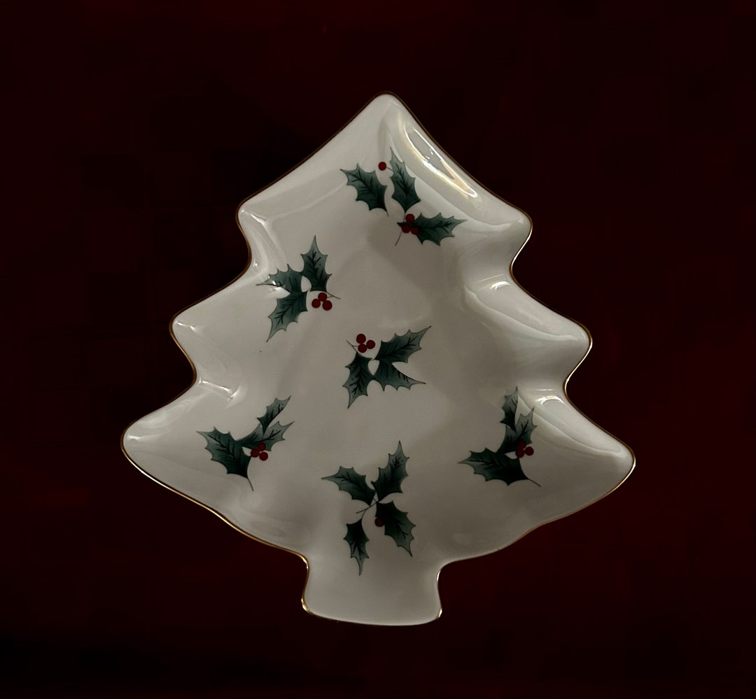 MIKASA TREE SHAPED Christmas Dish - Etsy