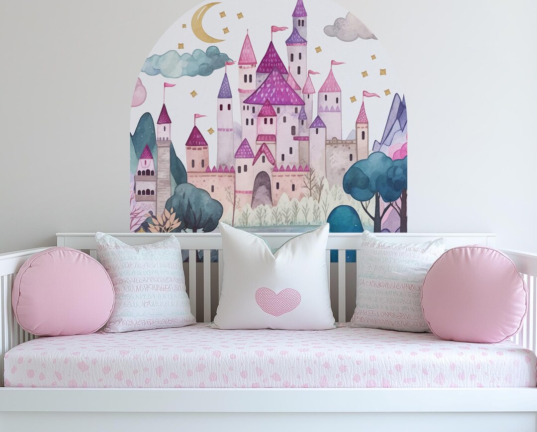 Enchanted Castle Arch Decal- Nursery Wall Sticker | Children's Wall Art ...
