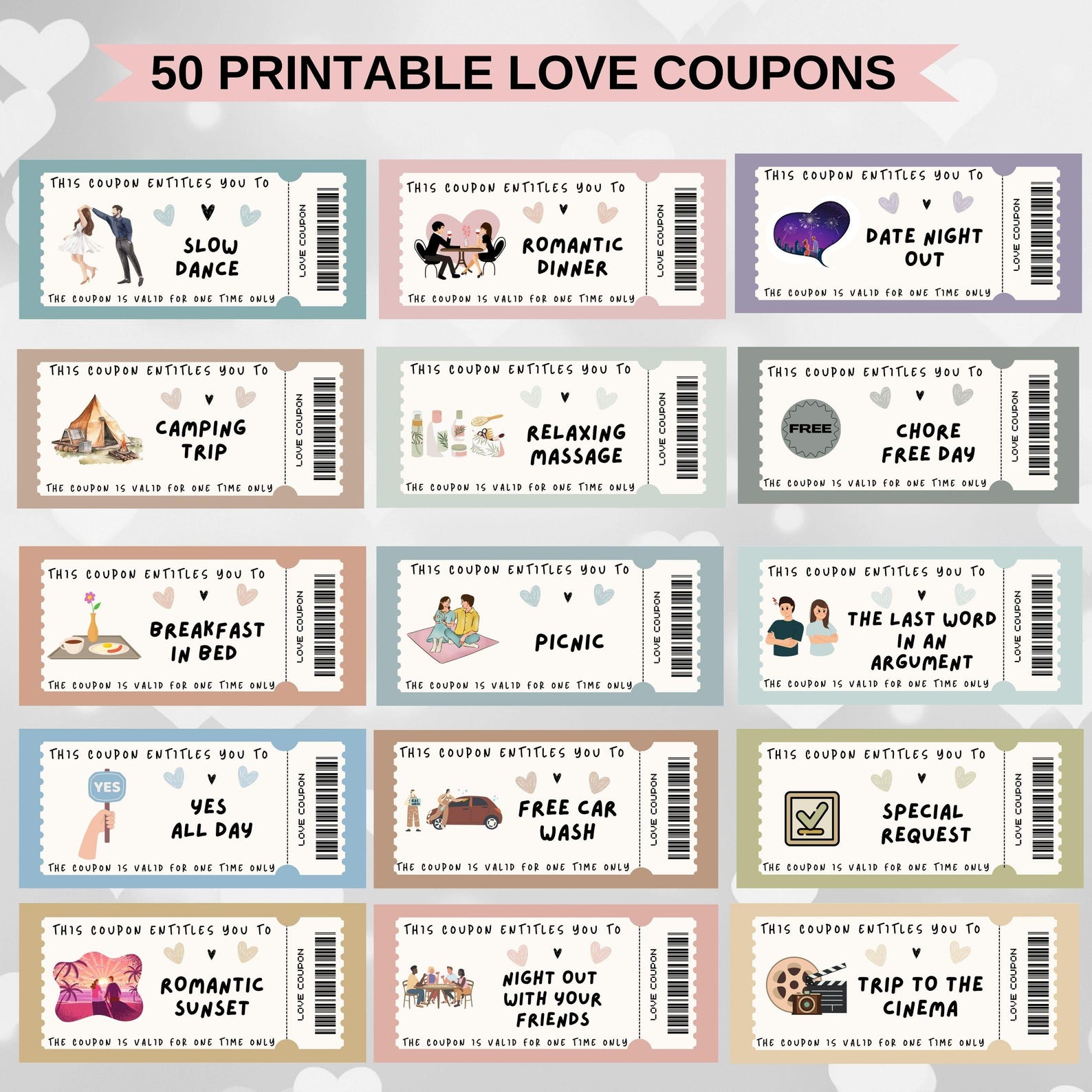 Boyfriend Coupon Book Boyfriend Valentine's Day Gift Coupon Book Birthday Anniversary Coupon ...