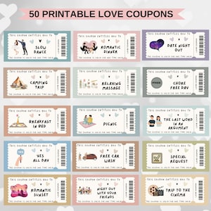 Boyfriend Coupon Book Boyfriend Valentine's Day Gift Coupon Book ...