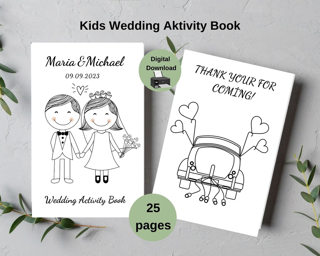 Editable Wedding Activity Cook Printable Kid Wedding Activity - Etsy