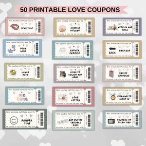 Boyfriend Coupon Book Boyfriend Valentine's Day Gift Coupon Book ...