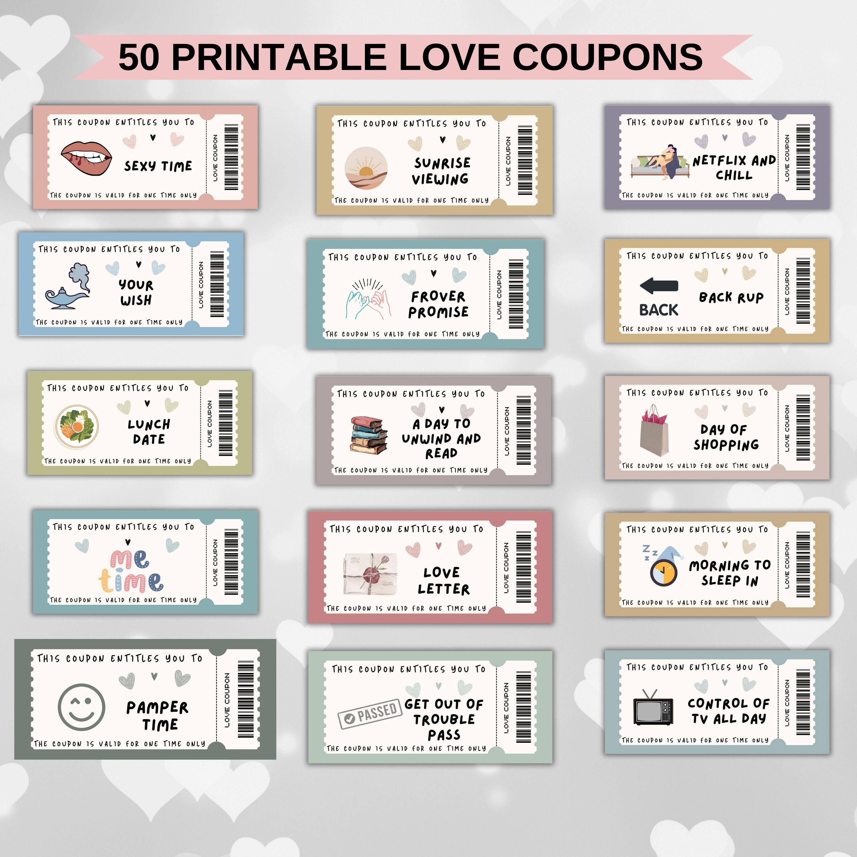 Boyfriend Coupon Book Boyfriend Valentine's Day Gift Coupon Book ...
