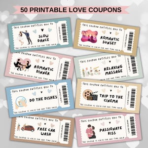 Boyfriend Coupon Book Boyfriend Valentine's Day Gift Coupon Book ...