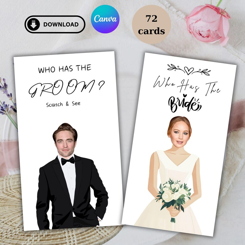 Who Has the Bride and Groom Scratch off Bridal Shower Games Scratch off ...