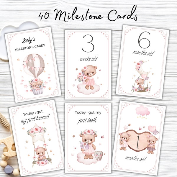 Milestone Cards - Etsy