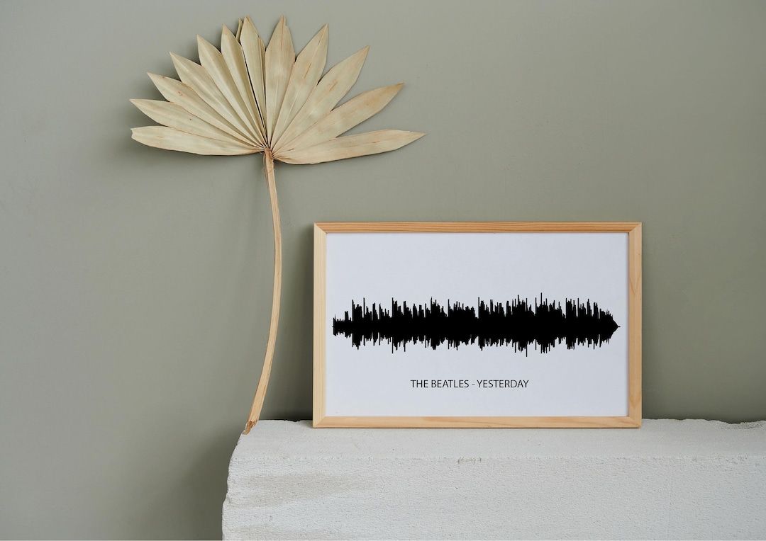 Printable Sound Wave / Sound Wave Art /sound Wave of Your Favorite Song ...